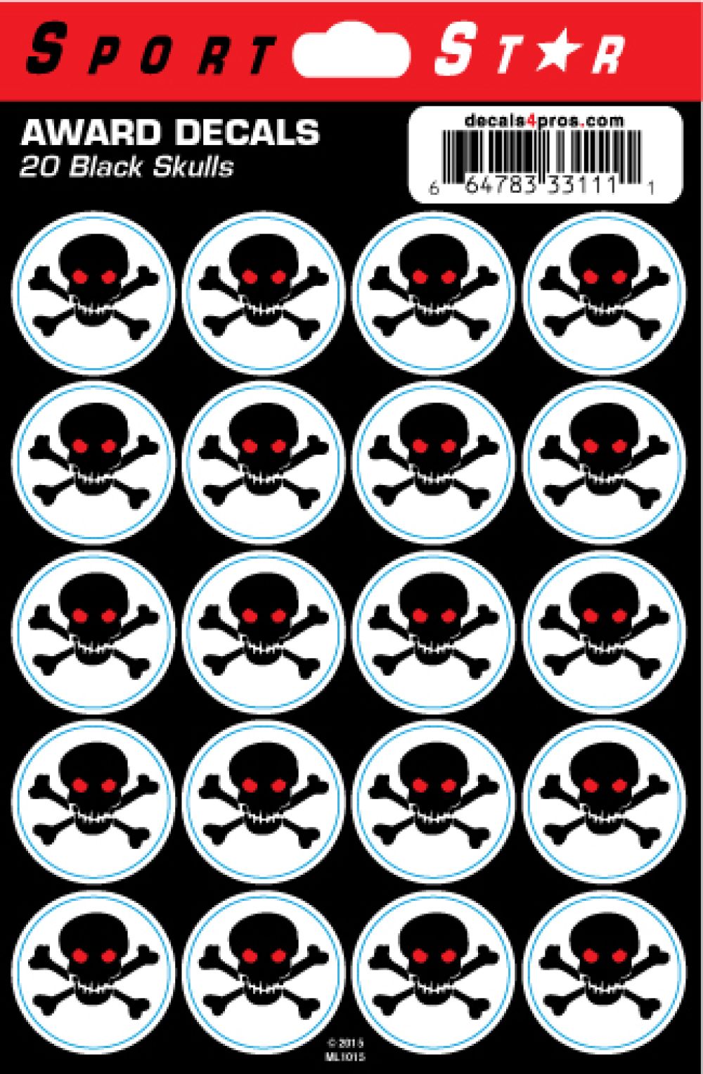 Skull Decal For Helmet