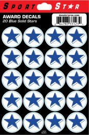 Solid Star Awards Blue