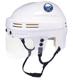 NHL Buffalo Sabres Helmet - White - NHL Mini 6" X 5"