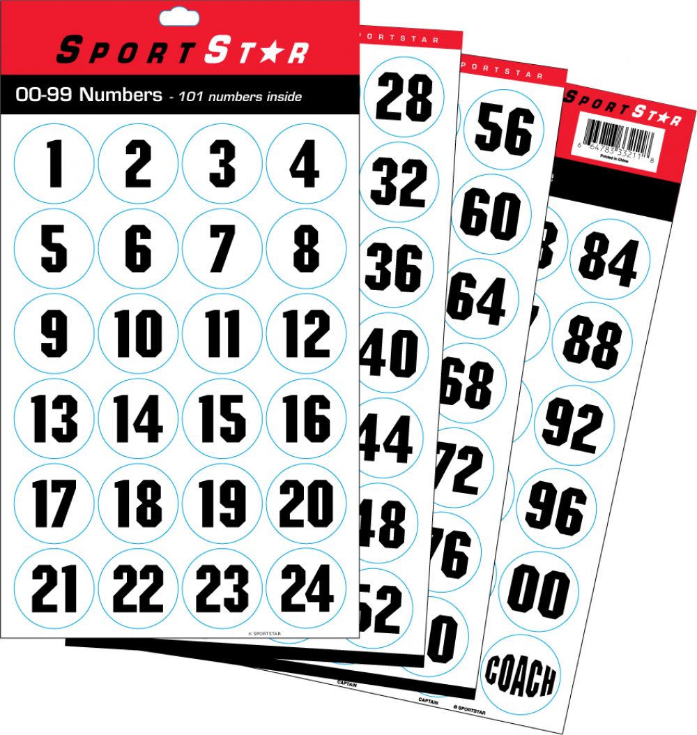 Pro Circle Numbers - Black